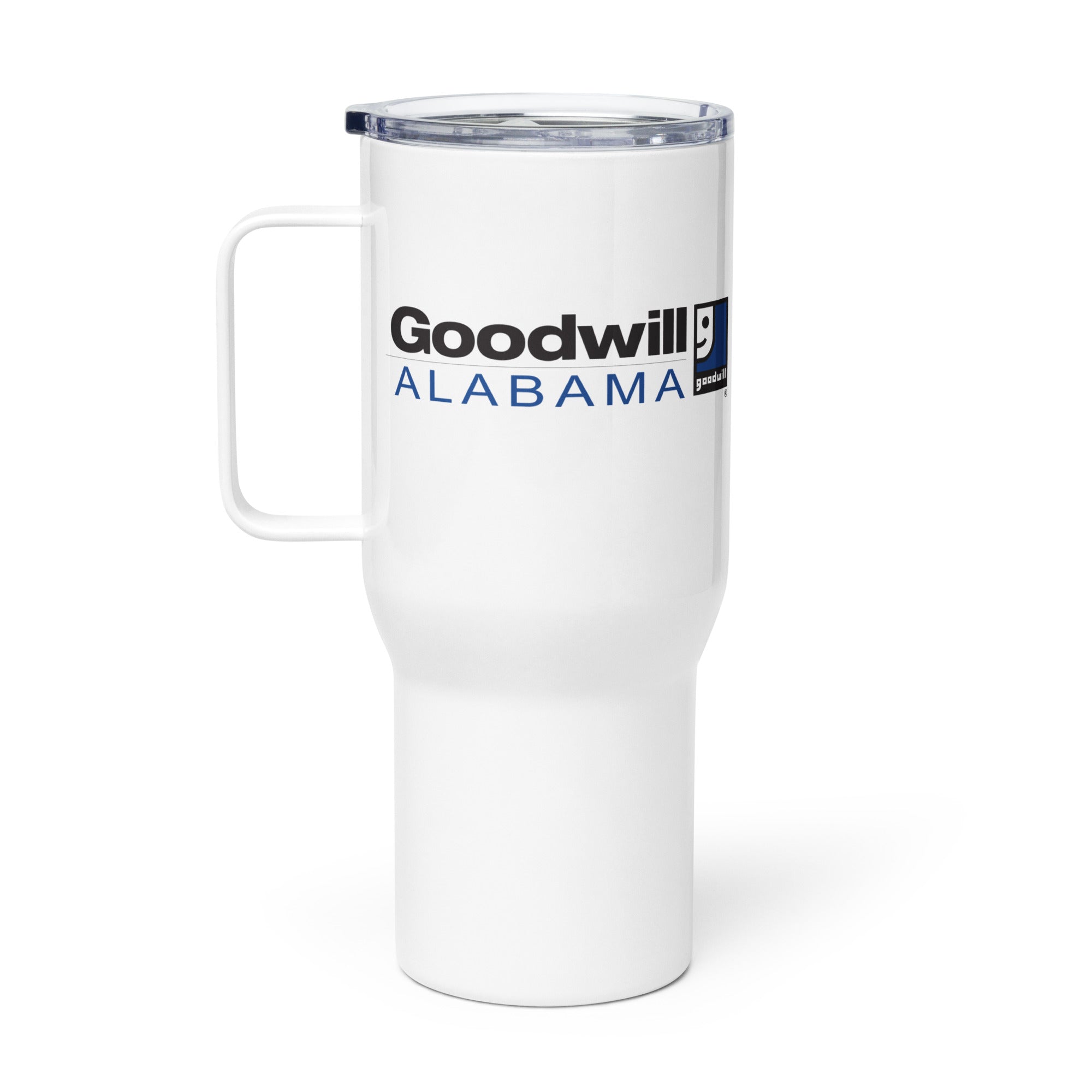 Alabama Goodwill Travel mug with a handle – TCB OnDemand