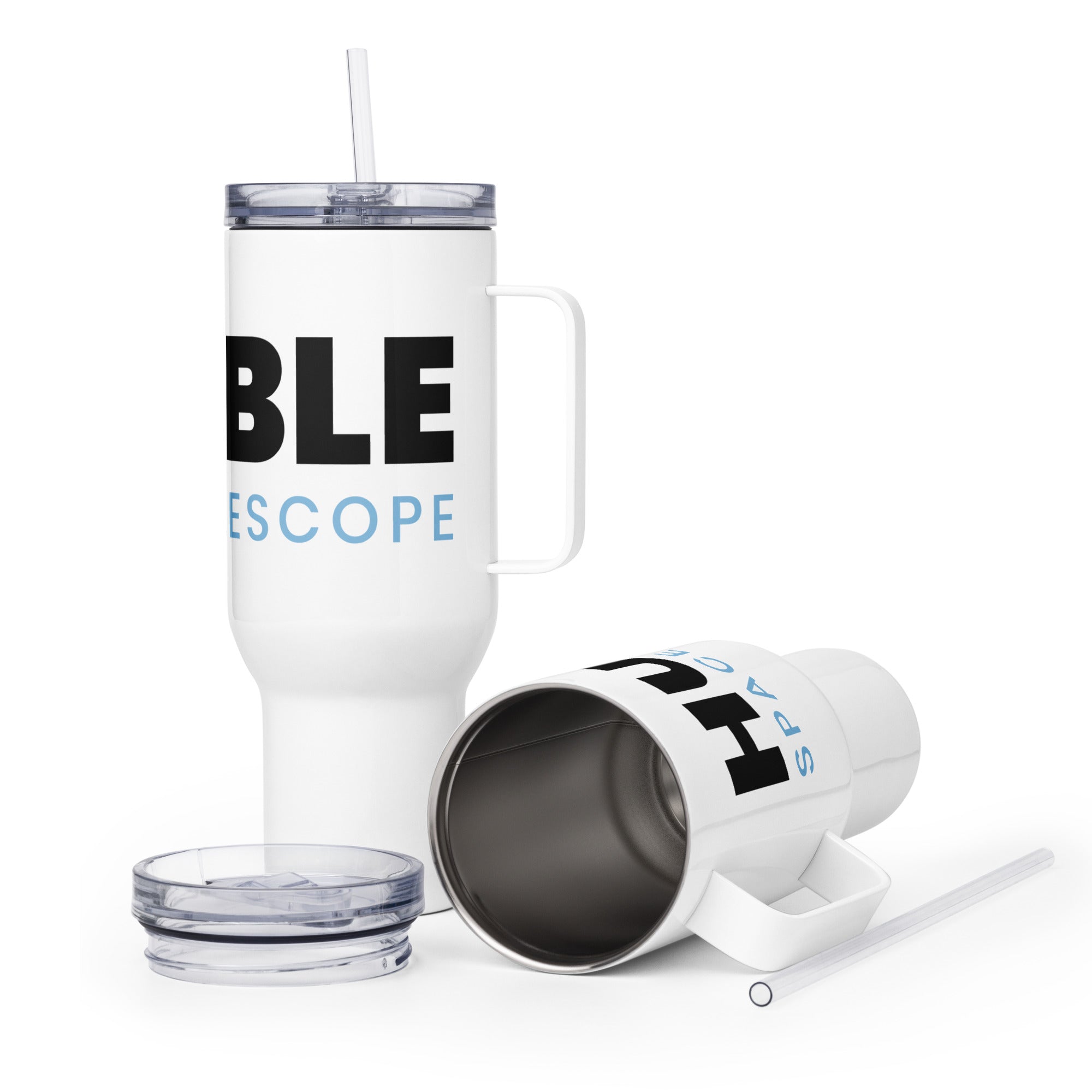 Hubble Travel mug with a handle – TCB OnDemand