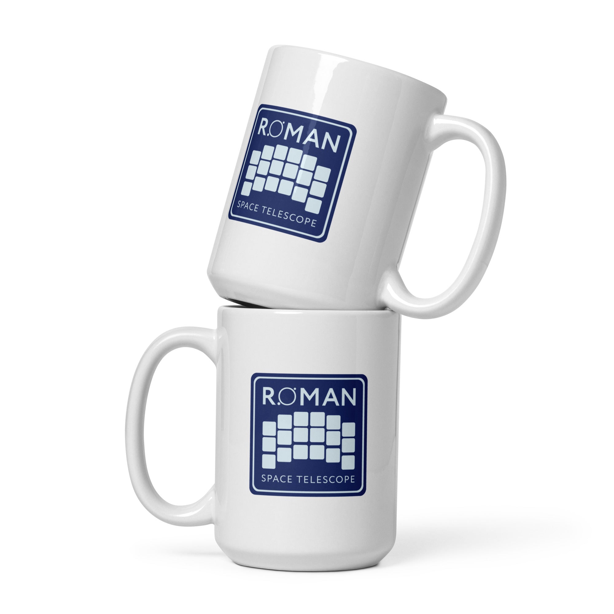 Roman White glossy mug – TCB OnDemand