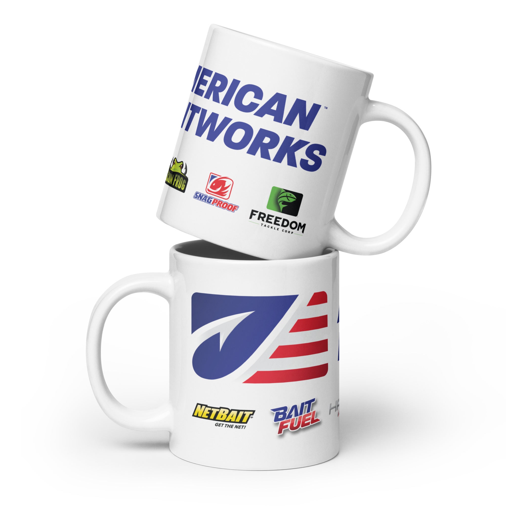 American Baitworks White glossy mug – TCB OnDemand